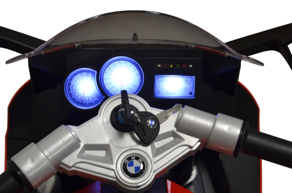 KIDS RIDE ON BMW 12V BATTERY POWERED ELECTRIC MOTORCYCLE LICENSED K130 ...